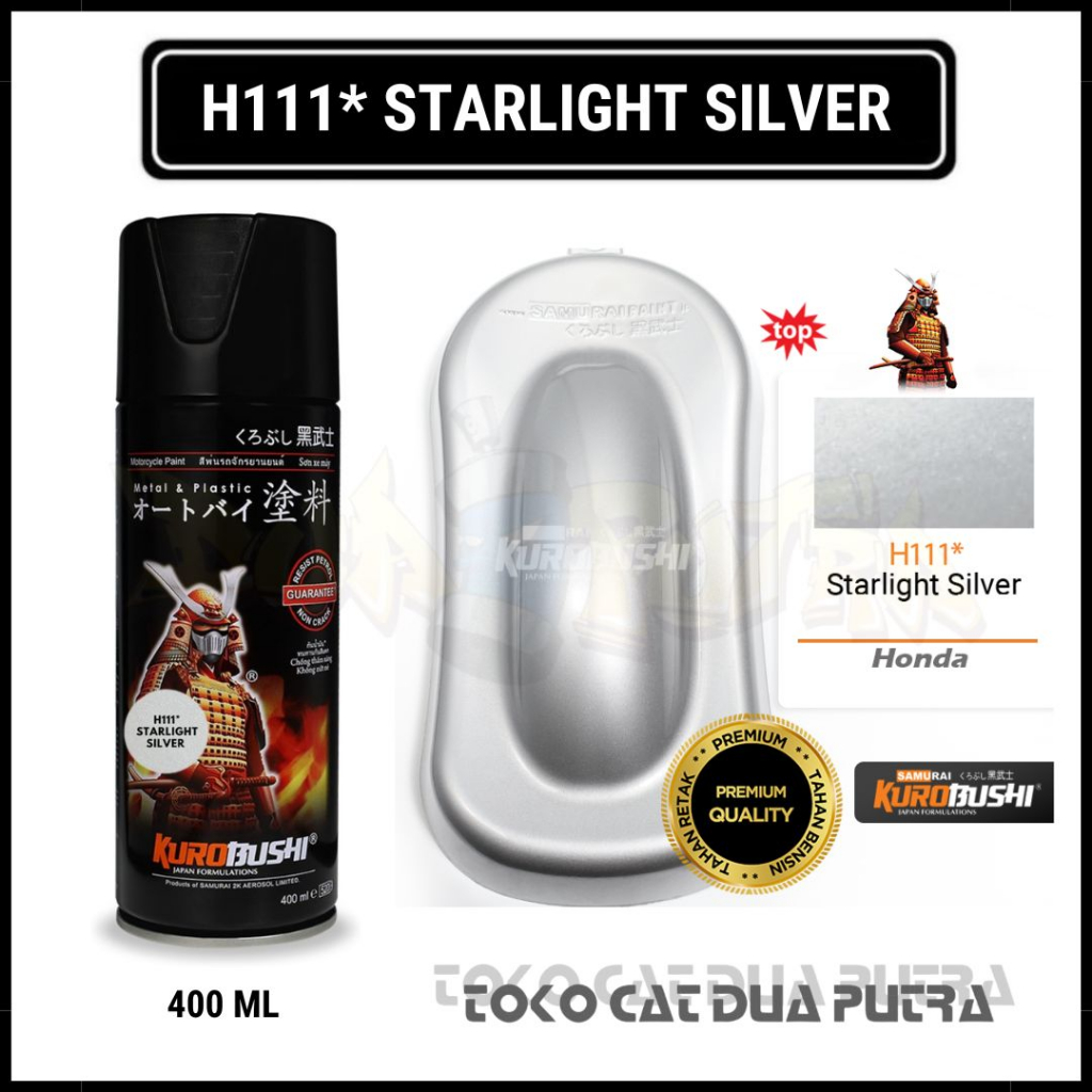 Jual Samurai Paint H111* Starlight Silver | Shopee Indonesia