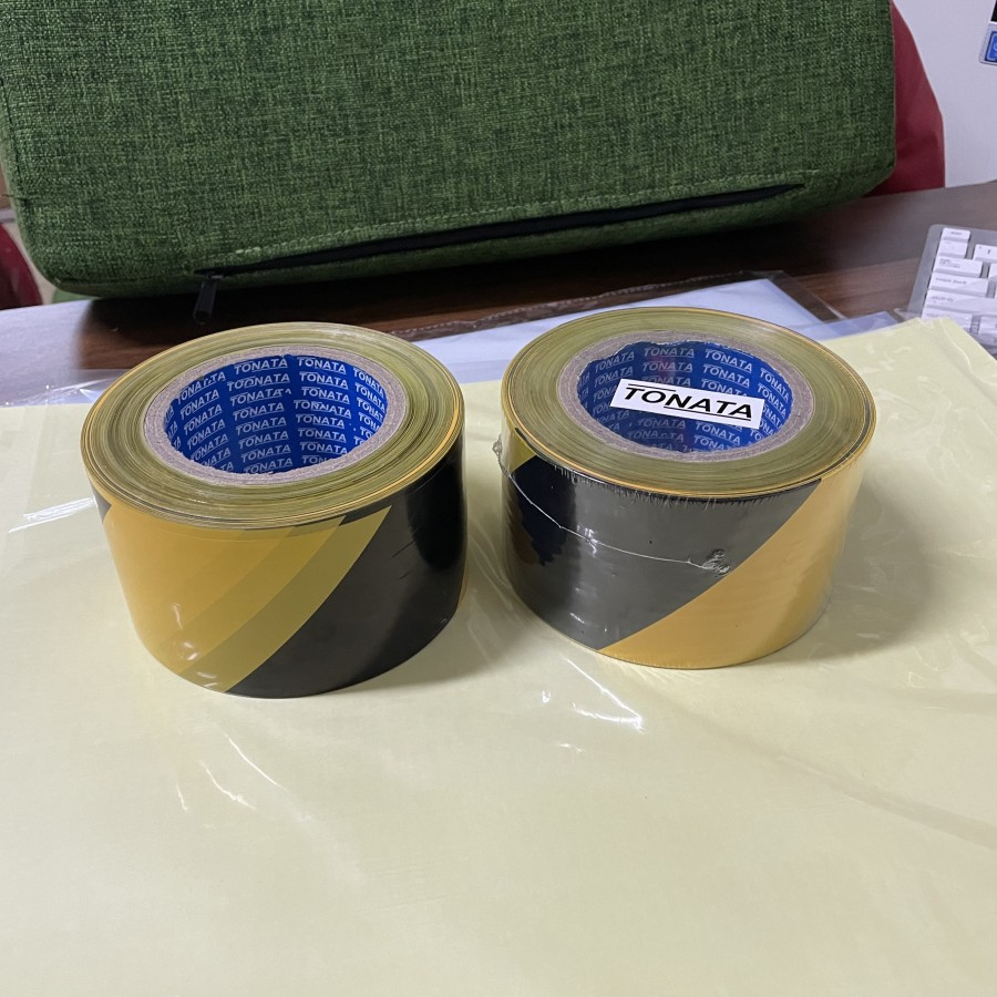 Jual Police Line Kuning Hitam / Garis Polisi 3 Inchi x 300 Meter ...