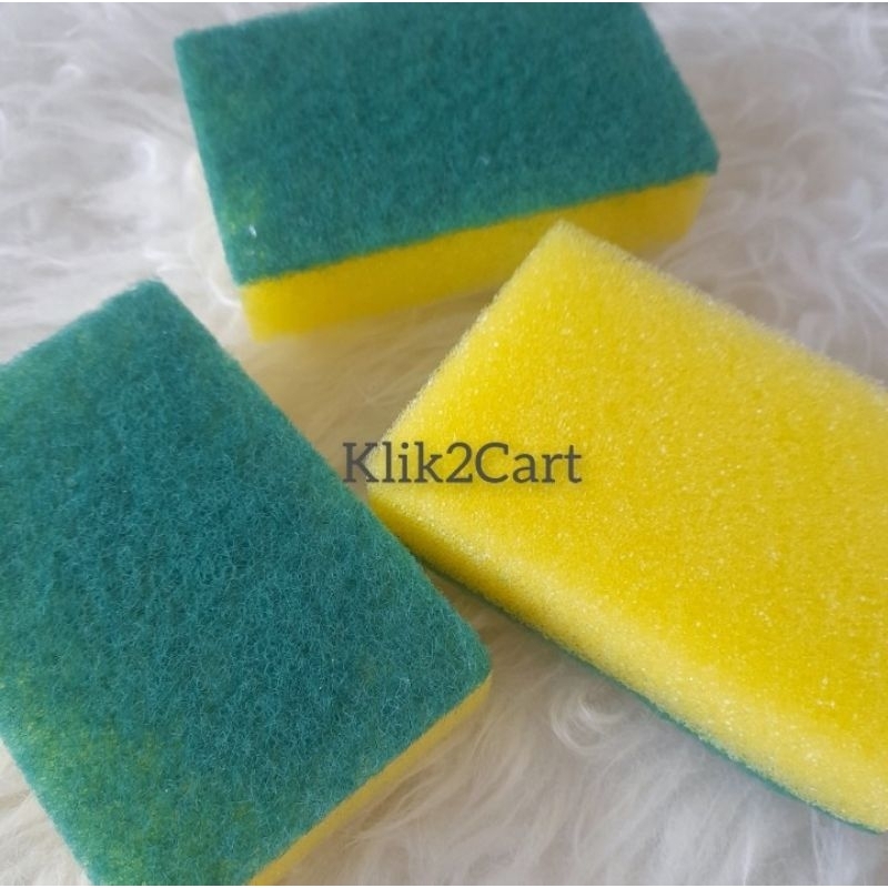 Jual Spons cuci piring murah tebal 2,5cm / spons kora kora | Shopee ...