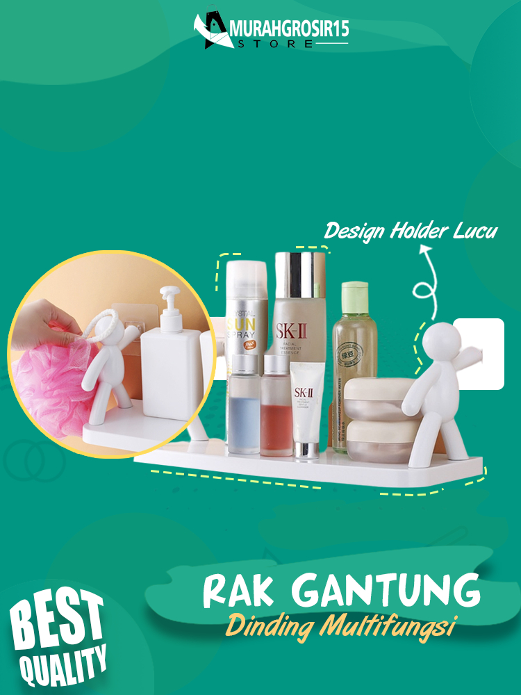 Jual Rak Dinding Tempel Gantung Rak Dinding Serbaguna Hiasan Kamar ...