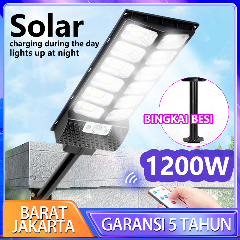 Jual 1200W lampu jalan tenaga matahari/garansi 5 tahun/lampu solar cell ...