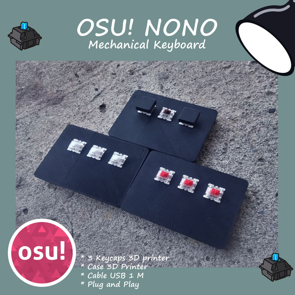 Jual Osu Nono Keyboard 3 Keys Budget Termurah | Shopee Indonesia