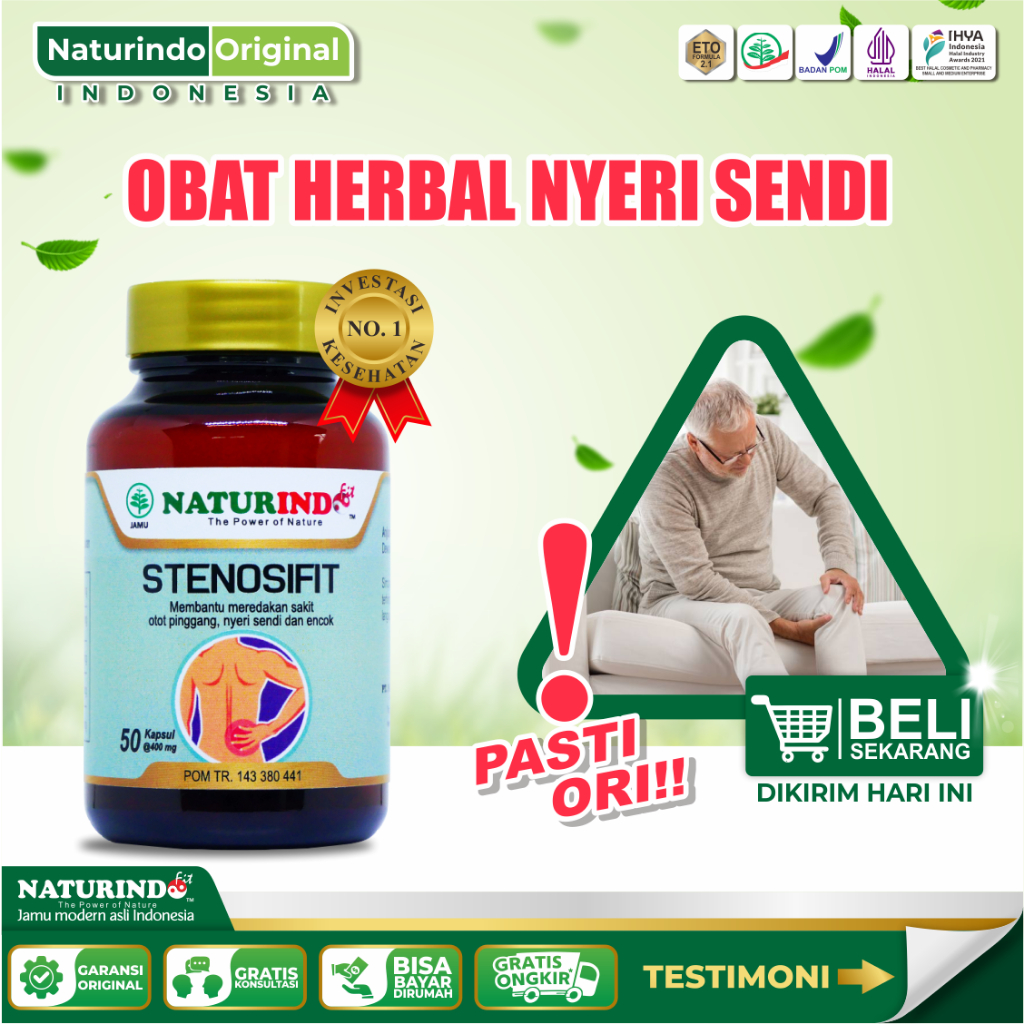 Jual Obat Nyeri Sendi Herbal Sakit Pinggang Encok Saraf Kejepit Syaraf ...