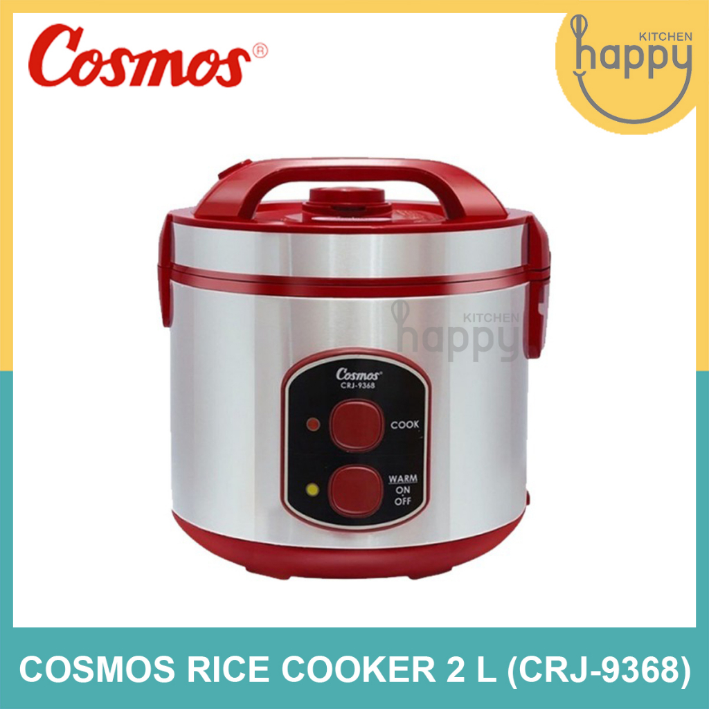 Jual Cosmos Rice Cooker Magic Com 2 Liter Stainless Steel CRJ-9368 CRJ ...