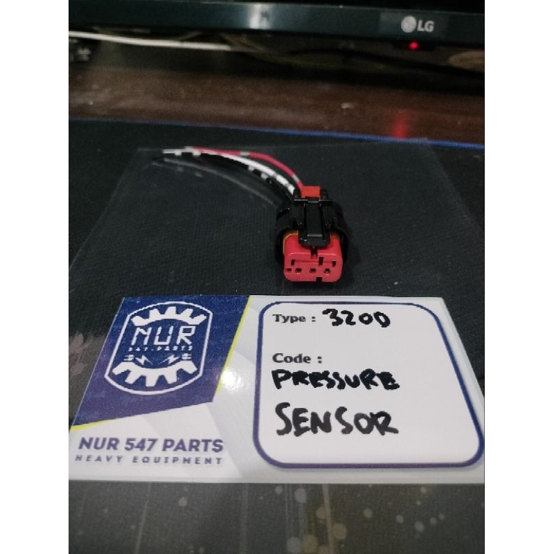 Jual pressure sensor 320d soket socket connector caterpillar 320d 3 pin ...