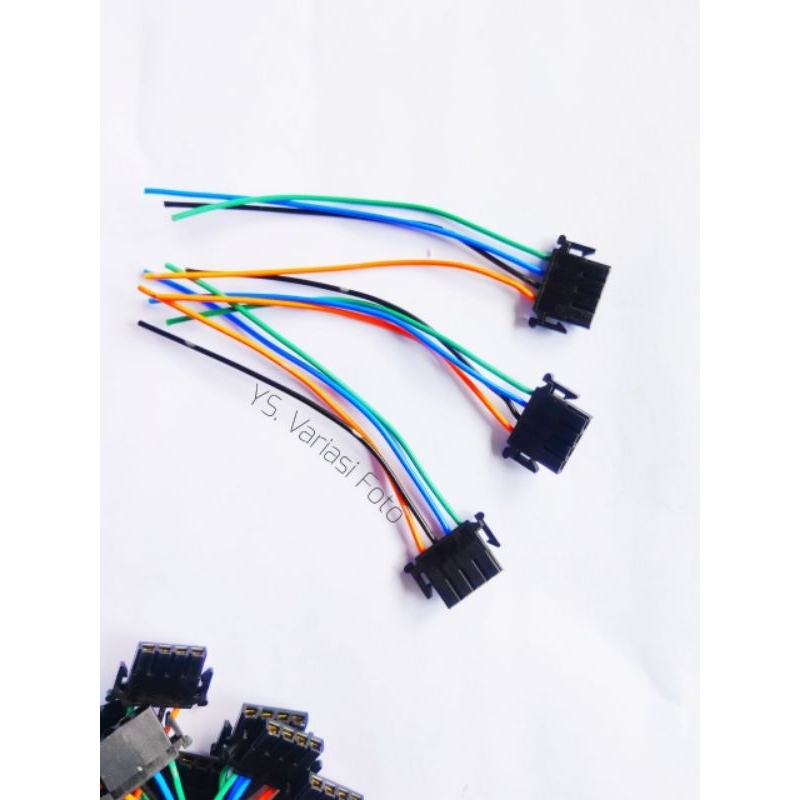 Jual Soket Socket Kabel 3 atau 4 Pin Saklar Lampu Motor | Shopee Indonesia