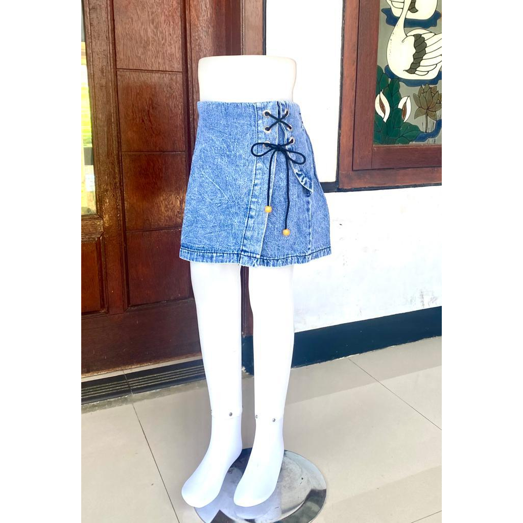 Jual CELANA ROK JEANS ANAK USIA 3-6 TAHUN| CELANA ROK ANAK KEKINIAN ...