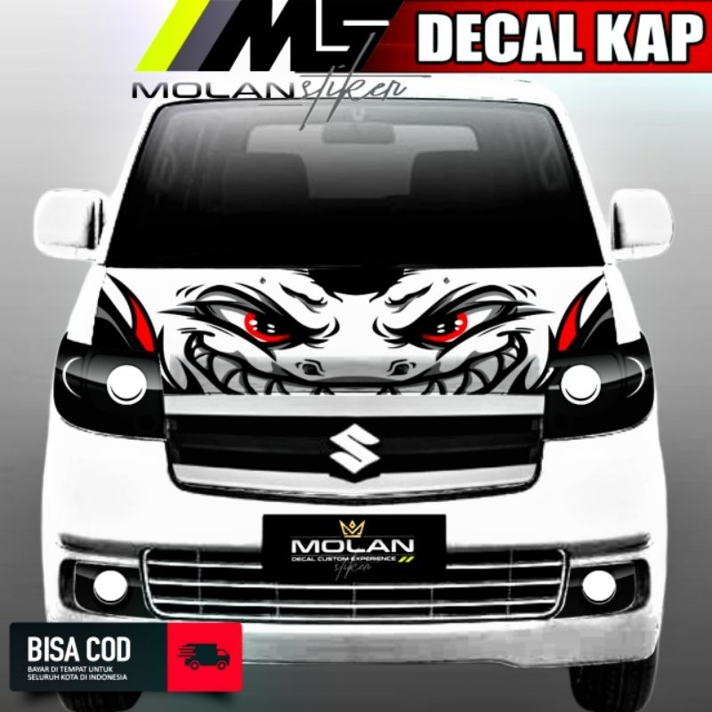 Jual Decal Sticker Striping Variasi Kap/Kabin Suzuki APV - Decal Kabin ...