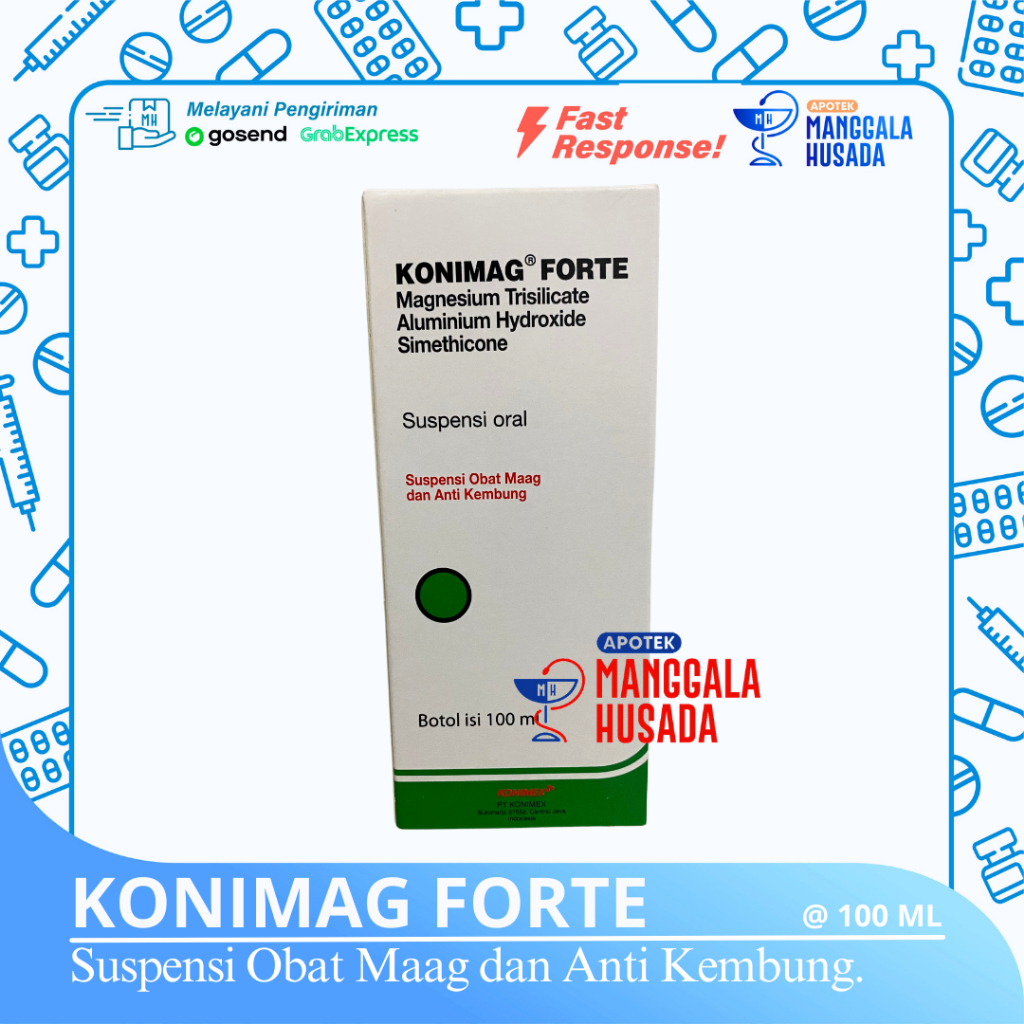 Jual KONIMAG FORTE SUSPENSI OBAT MAAG @ 100 ML | Shopee Indonesia
