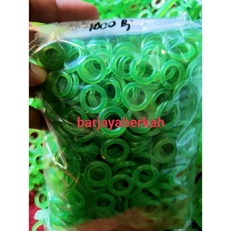 Jual seal karet 1000pcs / 500pcs stik pompa hama elektrik nozzle / O ...