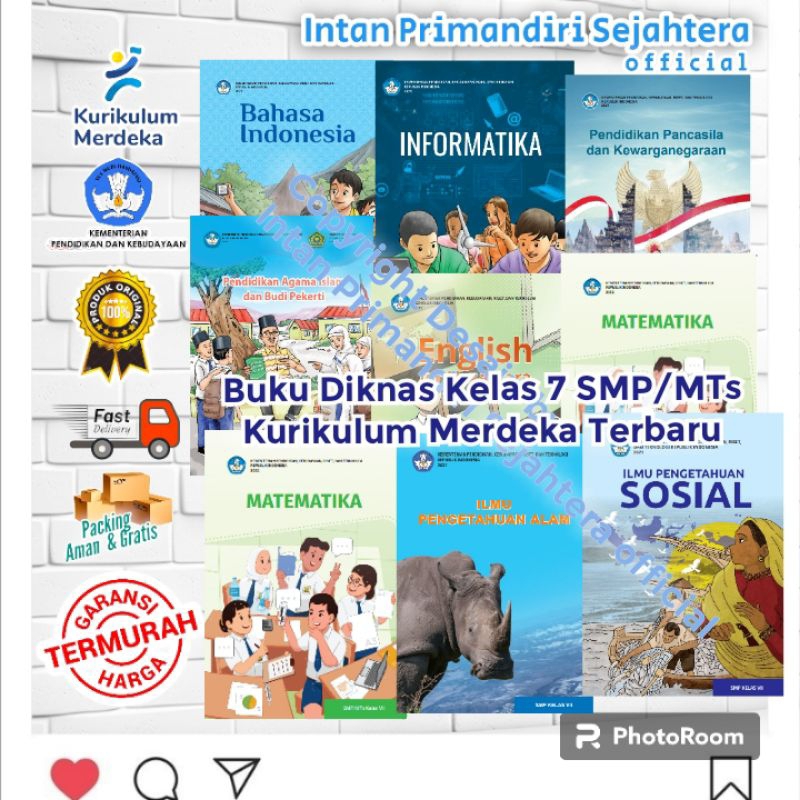 Jual Promo Het Zona 1 Buku Paket Kurikulum Merdeka Kelas 7