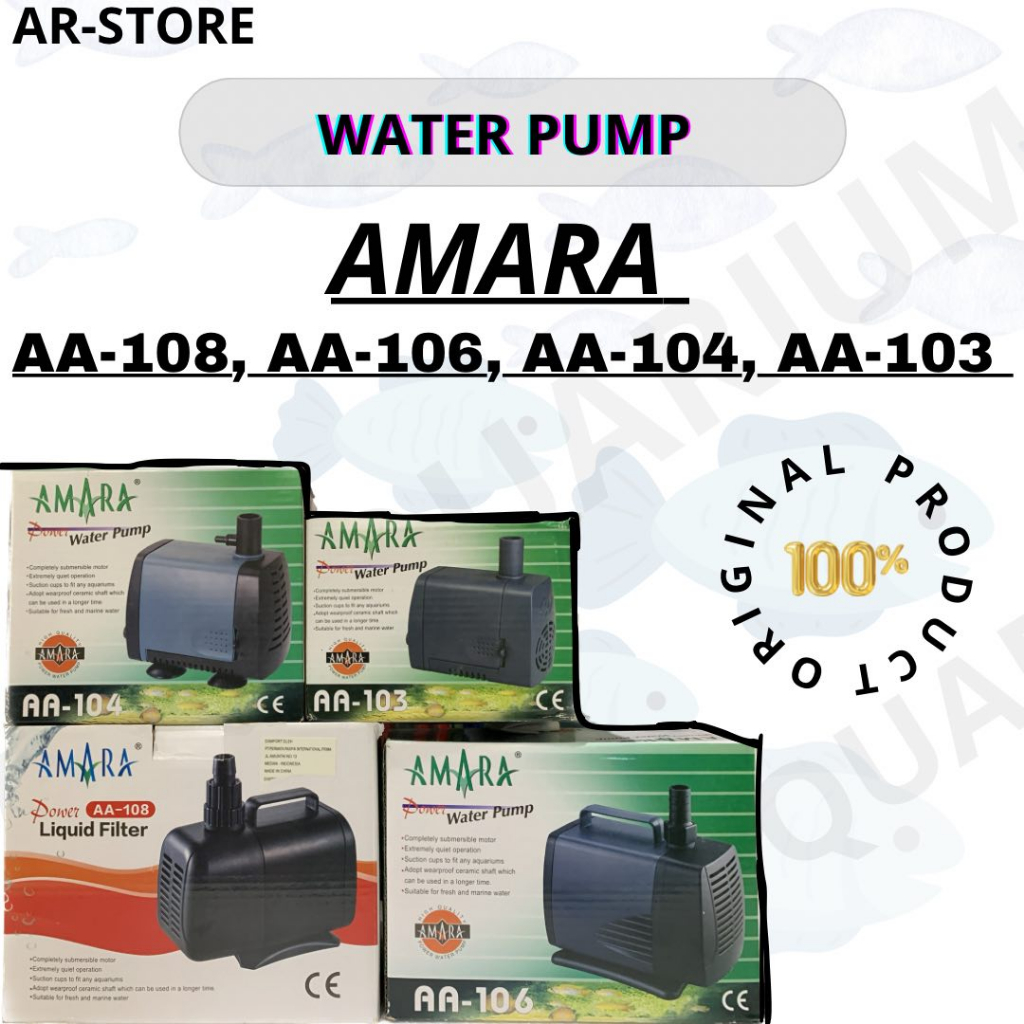 Jual WATER PUMP AMARA (AA-108 AA-106 AA-104 AA-103) POMPA AQUARIUM ...