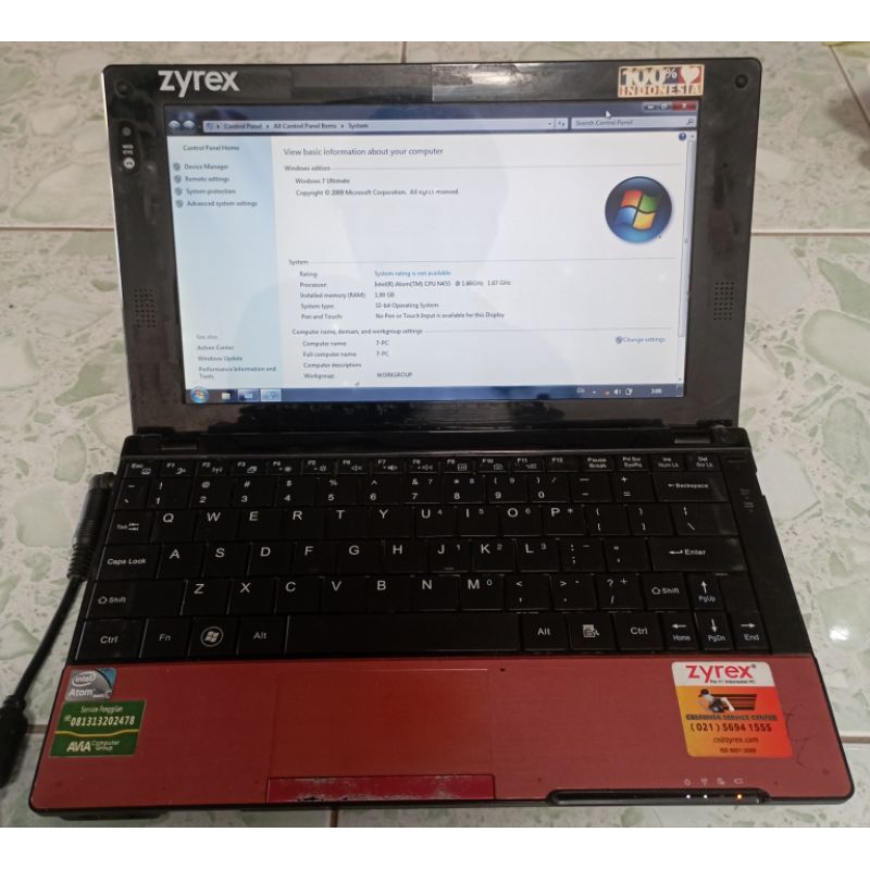 Jual Notebook Zyrex intel atom N455 | Shopee Indonesia