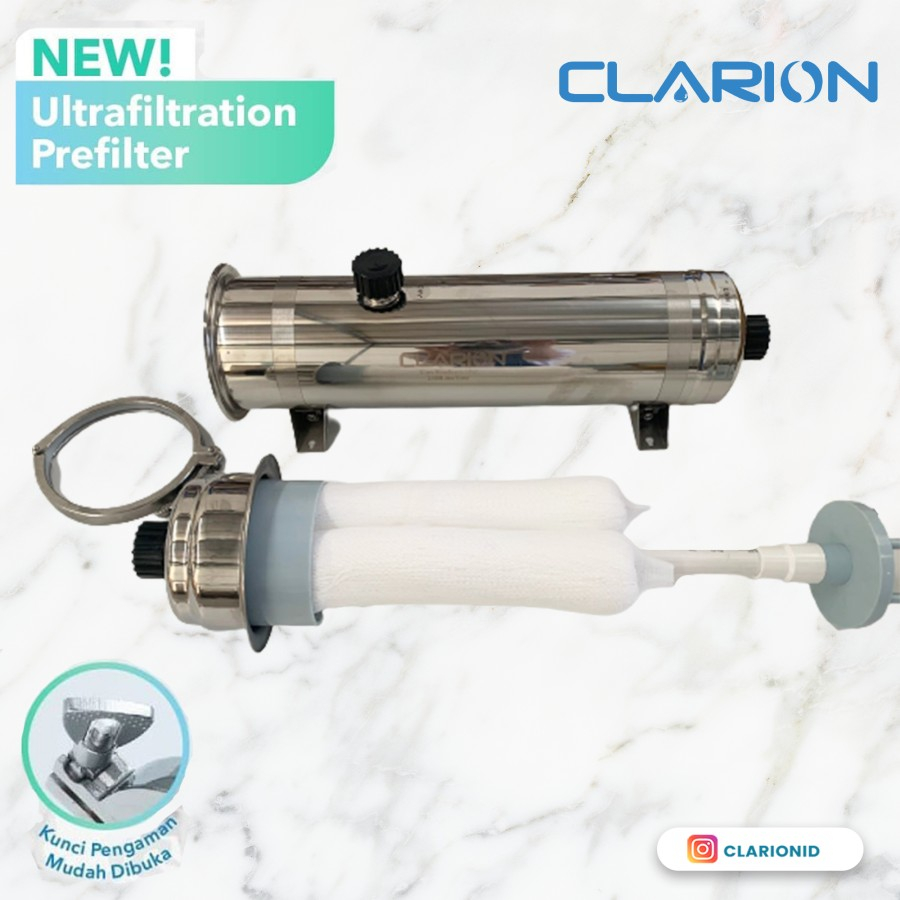 Jual CLARION PVDF Prefilter 2500 L/Jam Flat/ UF water Filter ...