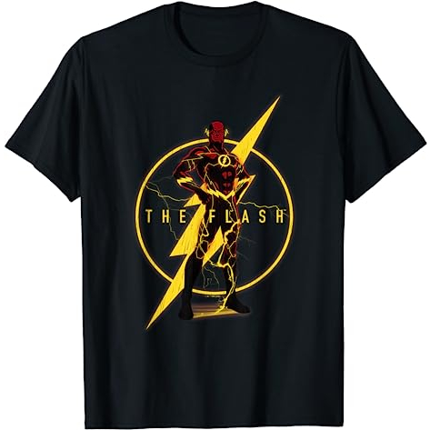 Jual BAJU KAOS DC Comics Justice League The Flash Lightning Bolt Poster ...