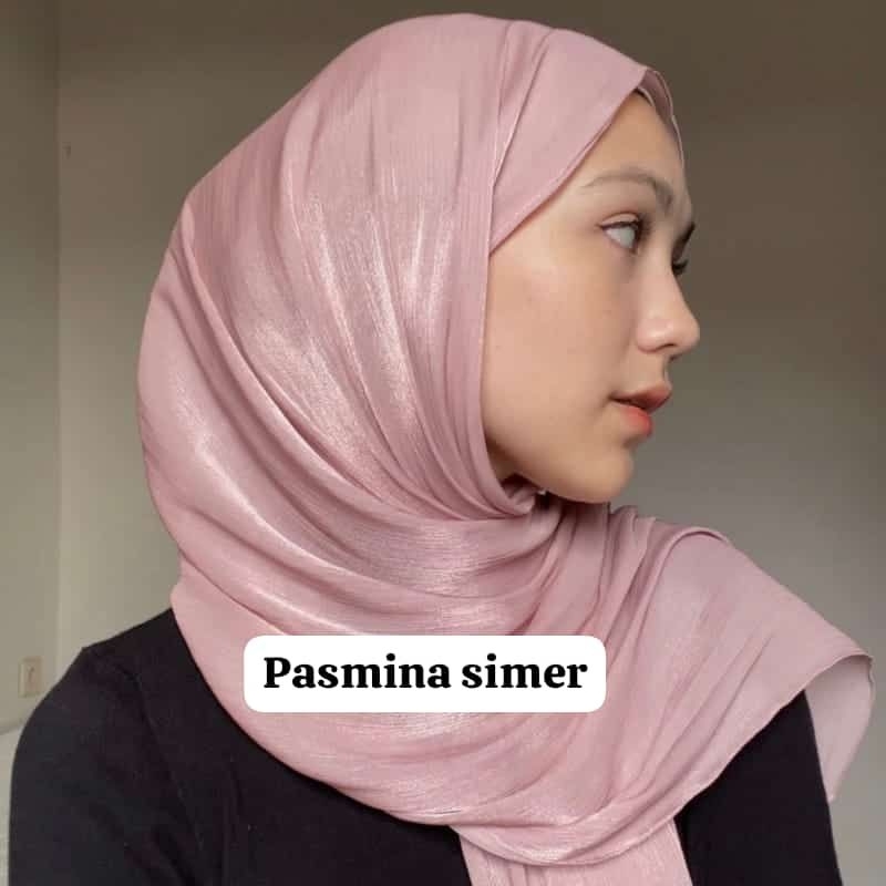 Jual Pashmina hijab pasmina Shimmer your you asli | Shopee Indonesia
