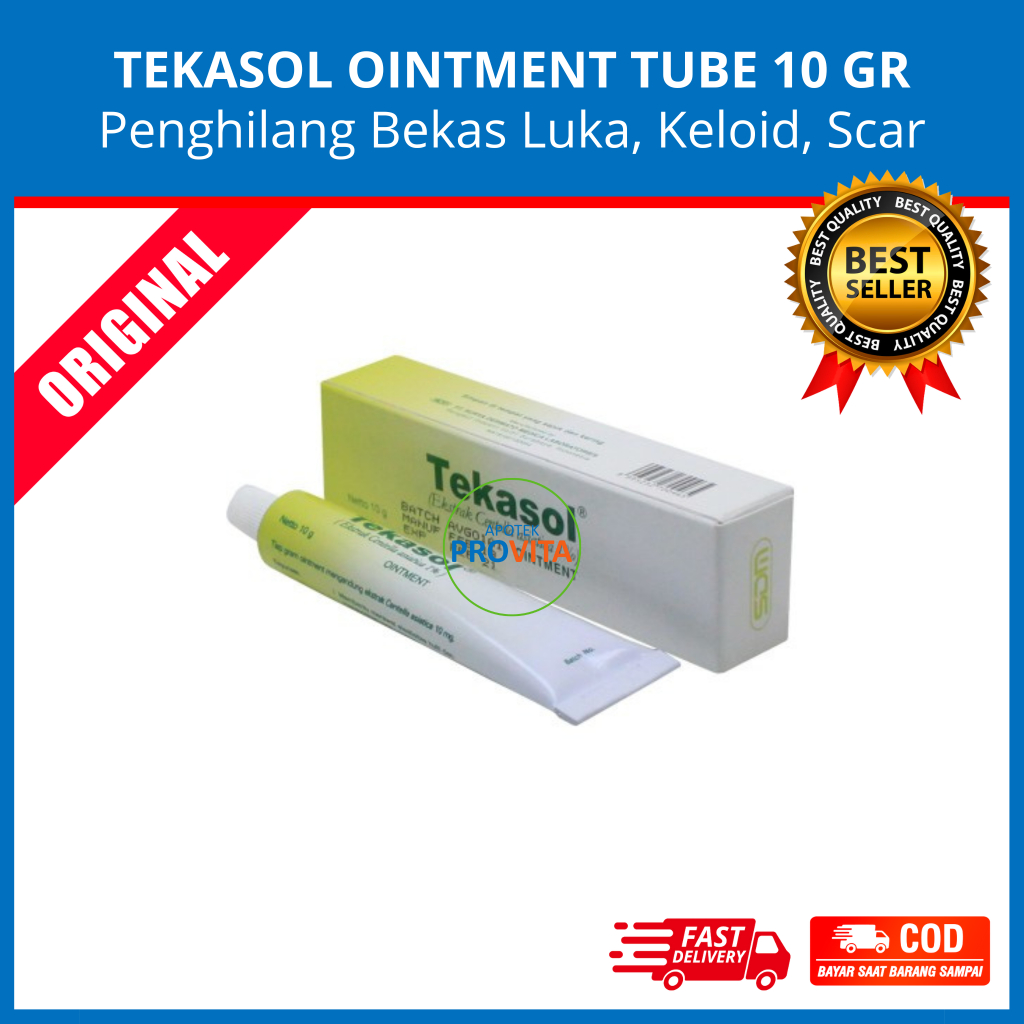 Jual TEKASOL SALEP 1% TUBE 10 GRAM - Tekasol Ointment Obat Luka Keloid ...