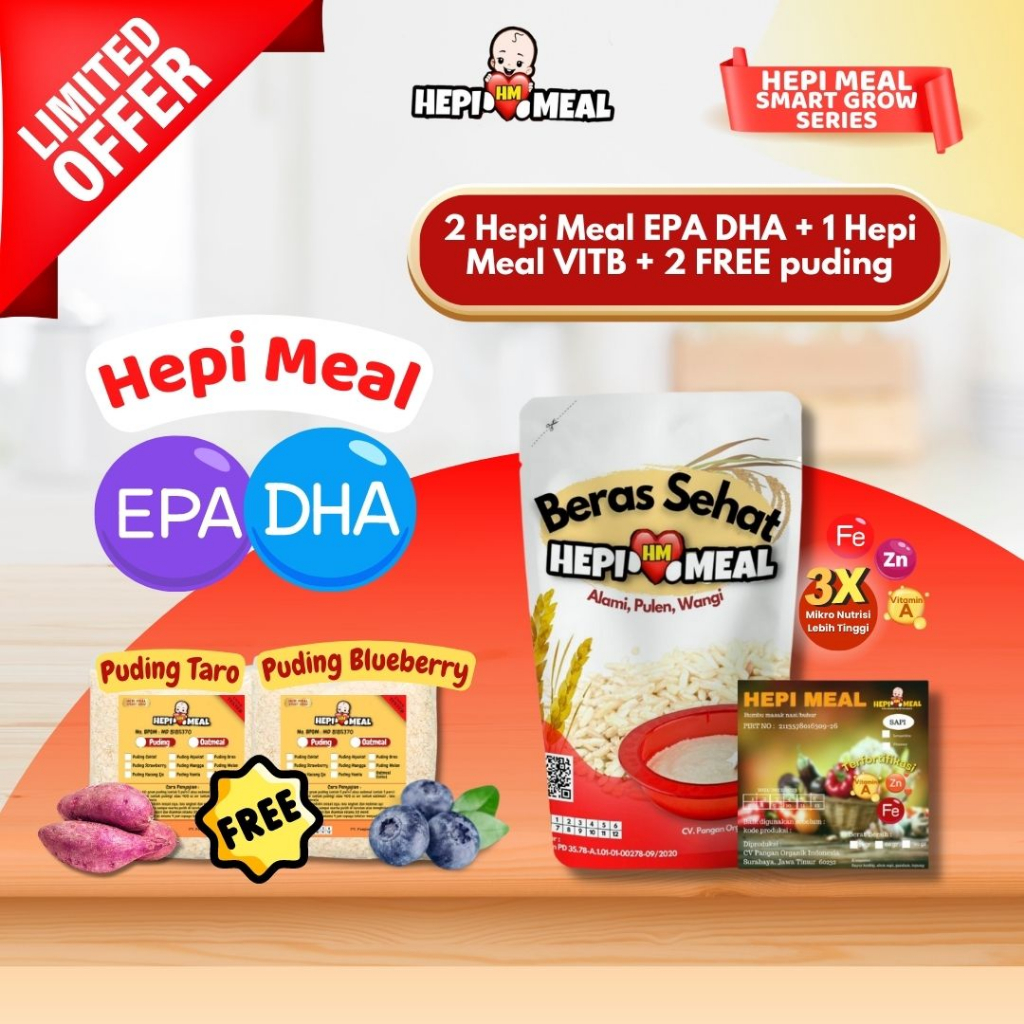 Jual Promo Hepi Meal EPA DHA Hati Sapi dan Hepi Meal EPA DHA Salmon dan ...