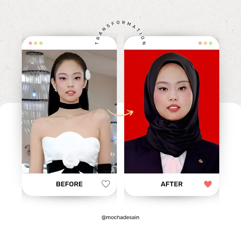 Jual Jasa Edit Foto - Pas Foto CV - Tambah Jilbab - Jas - Ubah ke Full ...