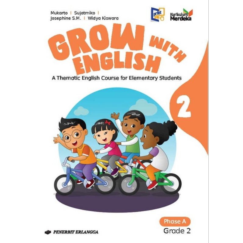 Jual BUKU BAHASA INGGRIS SD GROW WITH ENGLISH KELAS 1 2 3 4 5 6 ERLANGGA KURIKULUM MERDEKA ...