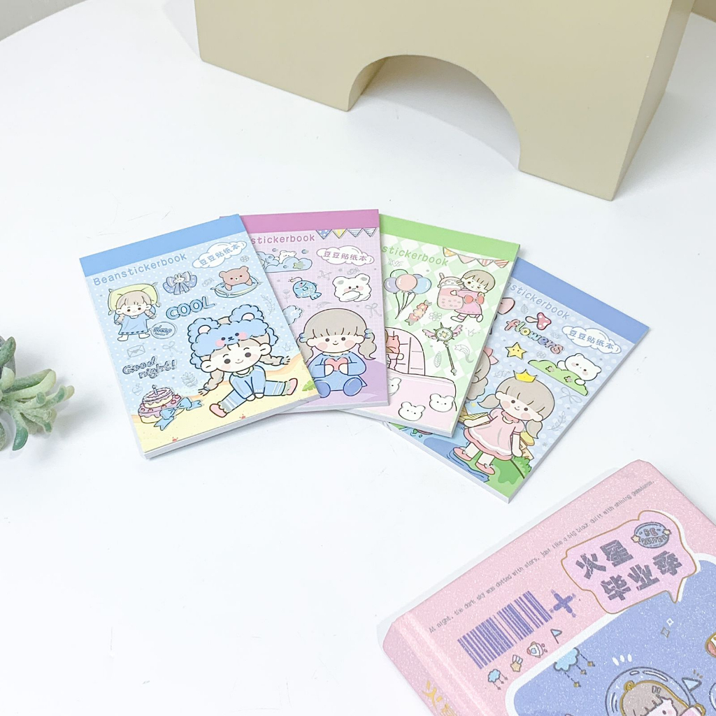 Jual Buku Stiker A6 Kl Cf 1 Set Buku Full Sweet Sticker Book Kl Cf