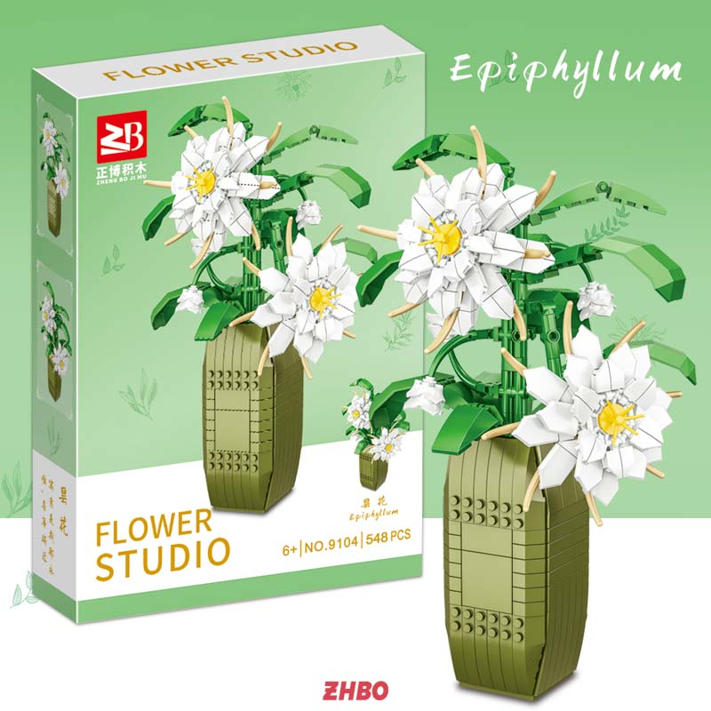 Jual ZHBO Mainan Block Brick 3D Puzzle Blok Bangunan Bunga Hadiah Ulang ...
