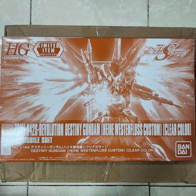 Jual Bandai HG Destiny Gundam (Heine Westenfluss Custom) (Clear Color ...