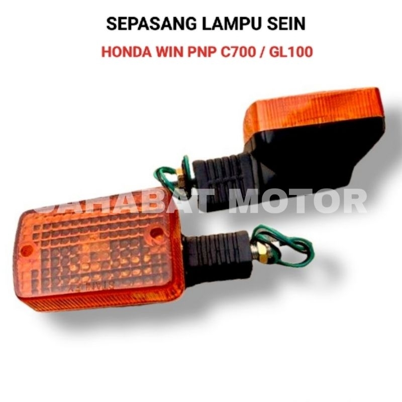 Jual Lampu Sen Sein Riting Honda Win/GL100/C700 Stanley Harga Sepasang ...