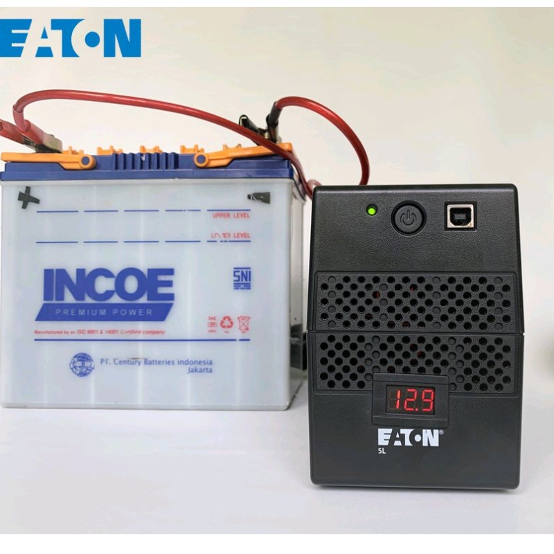 Jual UPS Modifikasi Eaton 5L USB 12V Modif Aki External | Shopee Indonesia