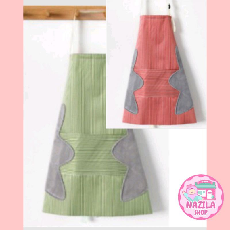 Jual Celemek clemek Dapur Apron Masak Anti Air dan Minyak Waterproof ...