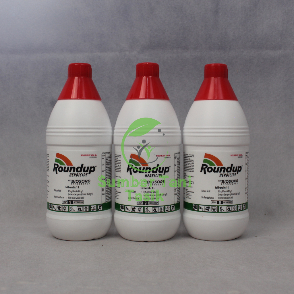 Jual HERBISIDA SISTEMIK ROUNDUP 486SL 1 LITER - Roundup GLIFOSAT ...