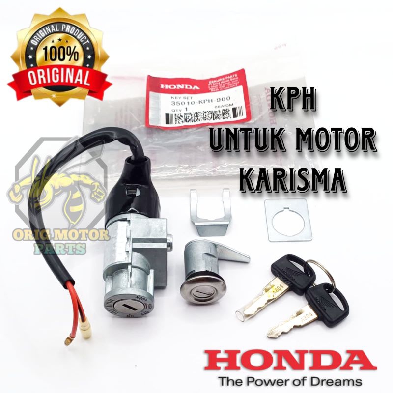 Jual KUNCI KONTAK ORIGINAL KPH MOTOR KARISMA KHARISMA HONDA AHM ...