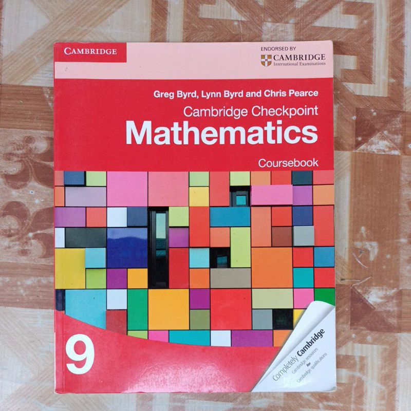 Jual ORIGINAL BEKAS CAMBRIDGE CHECKPOINT MATHEMATICS 9 COURSEBOOK ...