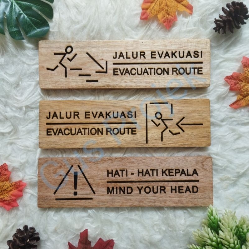 Jual Signage Kayu | Papan Penanda Dinding | Sign Board Custom Wall Sign ...