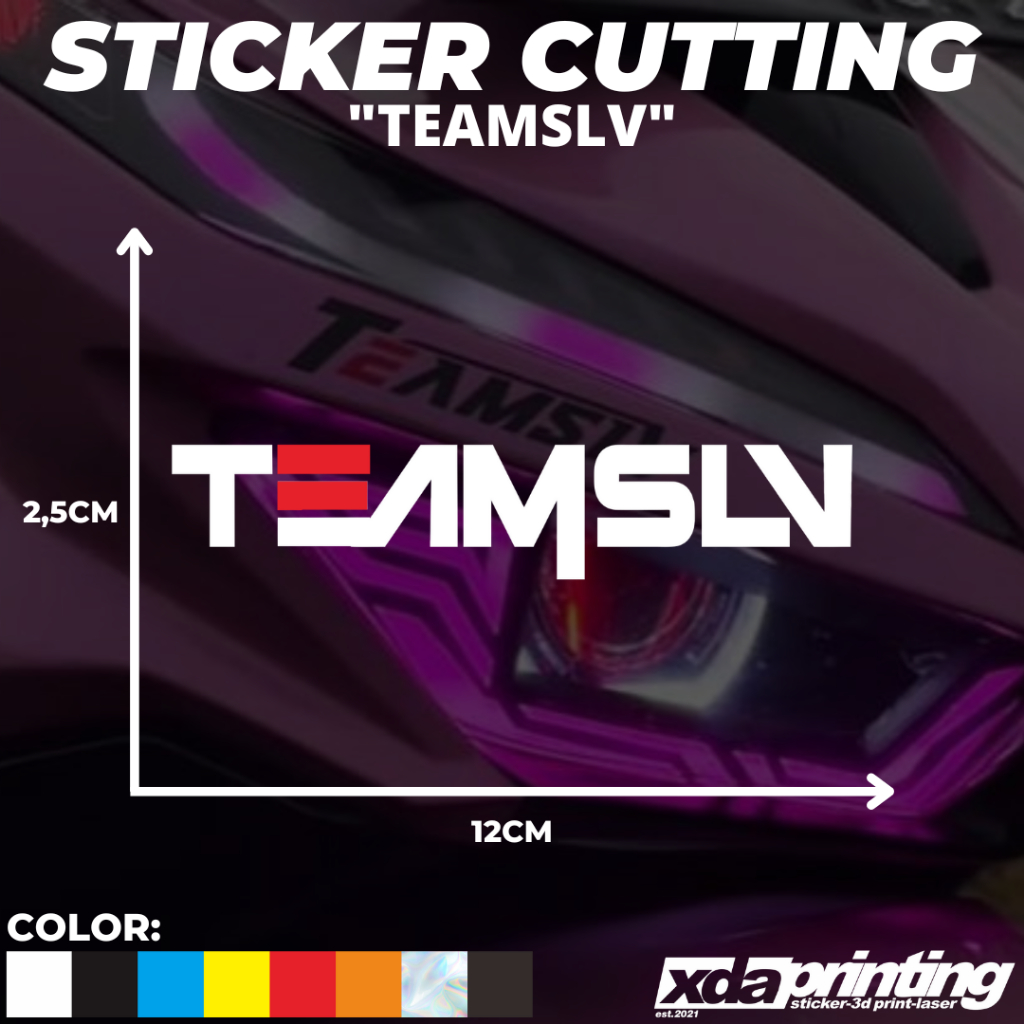 Jual STIKER/STICKER CUTTING LOGO TEAMSLV | Shopee Indonesia