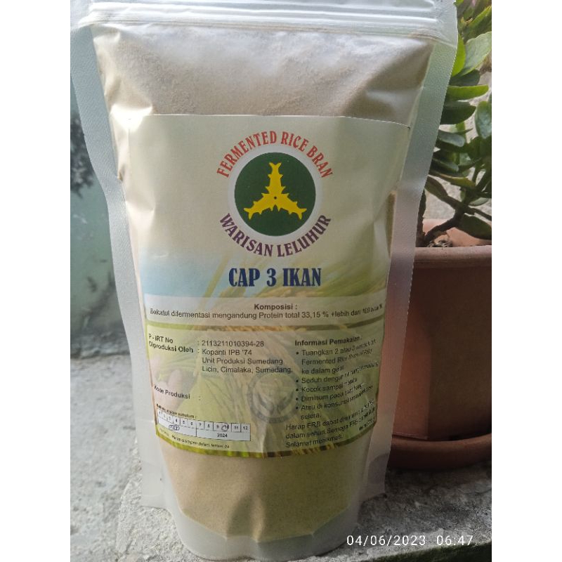 Jual Bekatul cap 3 ikan (fermented rice bran) | Shopee Indonesia