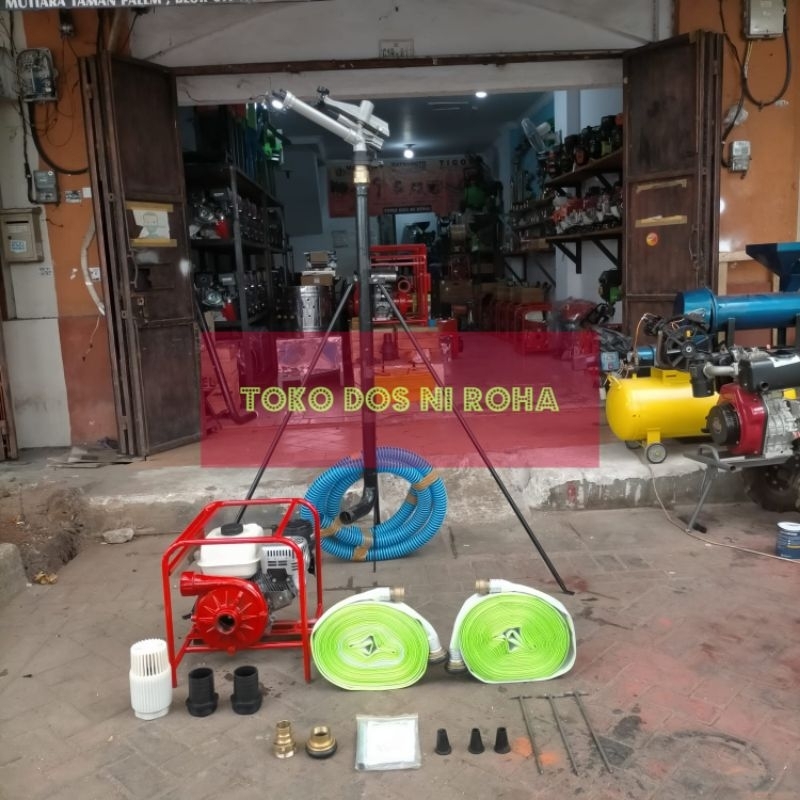 Jual Paket Sprinkler JET ROCKER UK 2" Komplit Pompa Pemadam Fire Pump 9HP | Shopee Indonesia