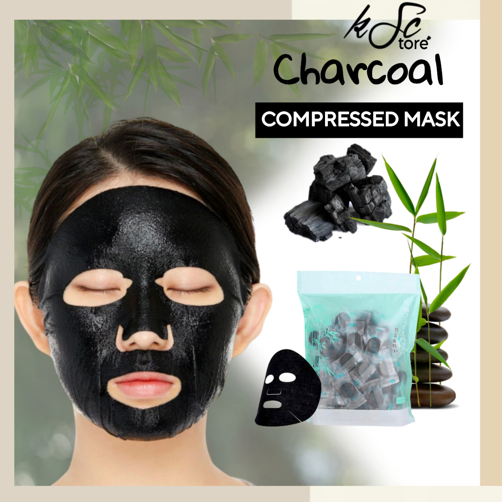 Jual 10pc COMPRESSED PAPER MASK SHEET CHARCOAL TABLET MASK MASKER KERTAS TISU COMPRESSED PAPER MASK SHEET MASKER PERMEN TABLET MASK MASKER KERTAS TOPENG MASKER CHARCOAL SHEET MASK MASKER DIY ARANG BAM...