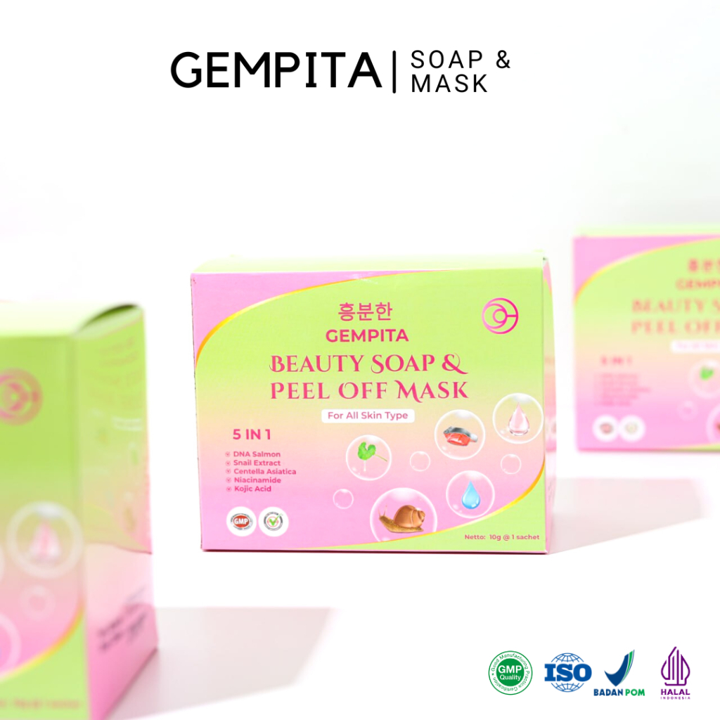 Jual Gempita Beauty Soap isi 25 Soap FREE 5 Mask | Shopee Indonesia