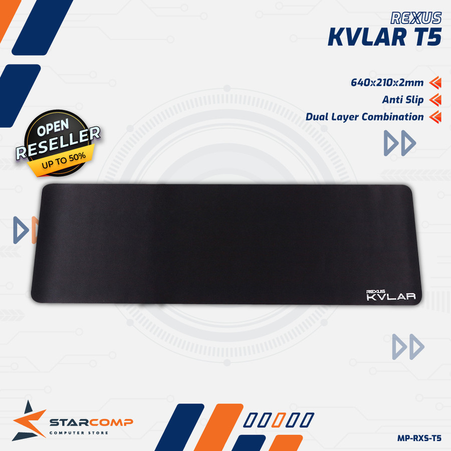 Jual Mousepad Rexus KVLAR T5 64x21cm Mouse Pad Gaming | Shopee Indonesia