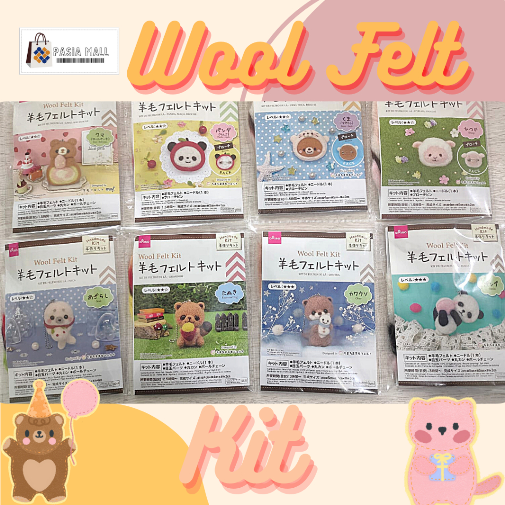 Jual Wool Felting Kit Daiso Japan | Shopee Indonesia