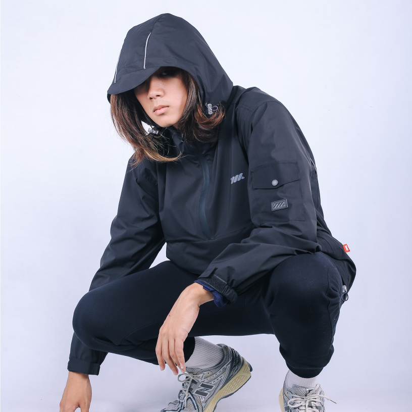 Jual WADEZIG! JACKET - DIZZER CAGOULE BLACK | Shopee Indonesia