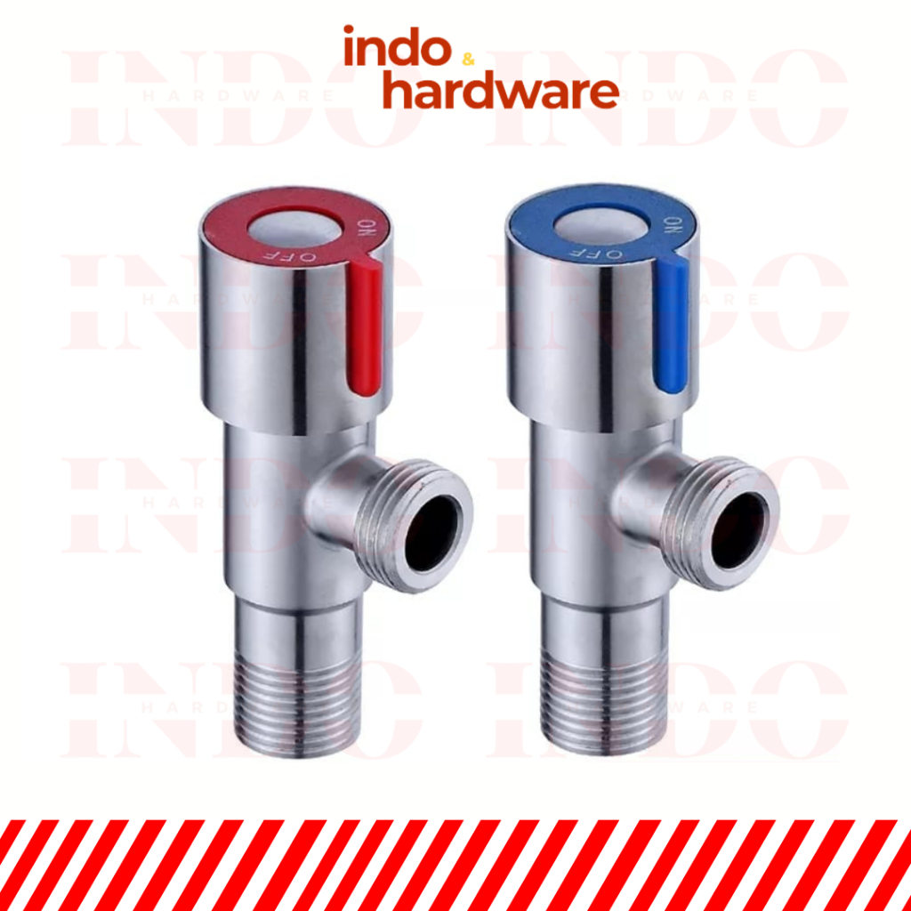 Jual Stop Kran / Keran Cabang Tee T Single 1 Output / Dobel 2 Output Ukuran Drat 1/2 Inch Selang ...