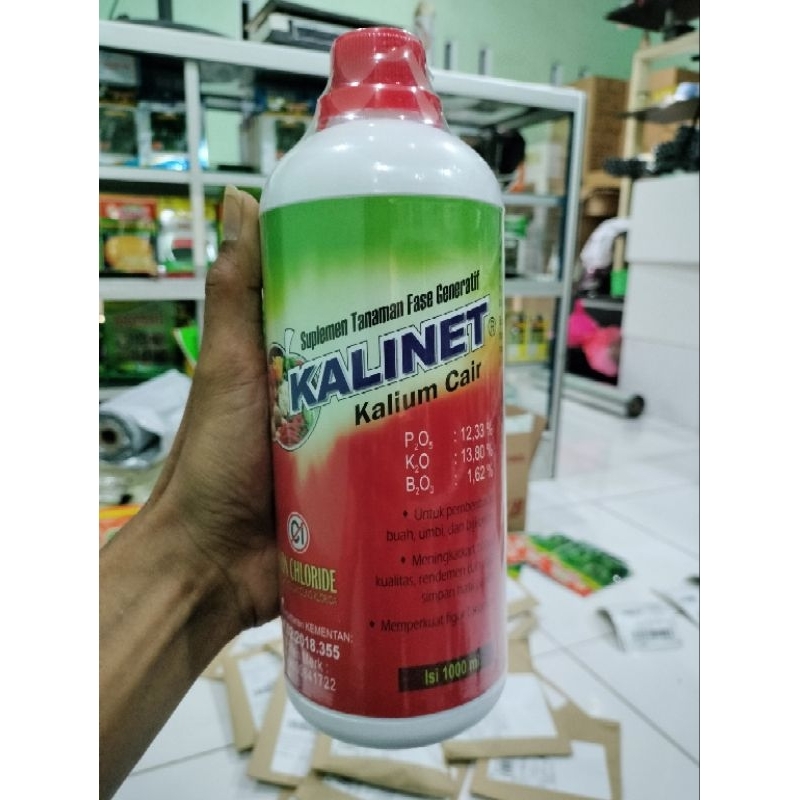 Jual Pupuk Cair Kalinet 1Liter Kalium Cair Original Pupuk Pembuahan ...