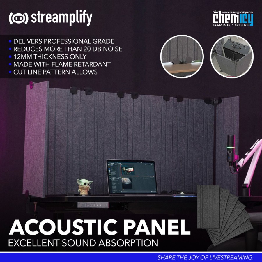 Jual Streamplify Acoustic Panel 6 Pack | Shopee Indonesia
