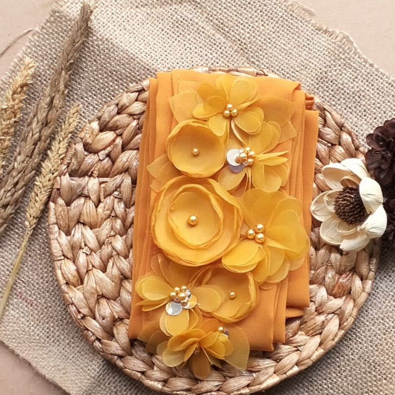 Jual selendang kebaya ceruty /hiasan bahu /part 2 | Shopee Indonesia