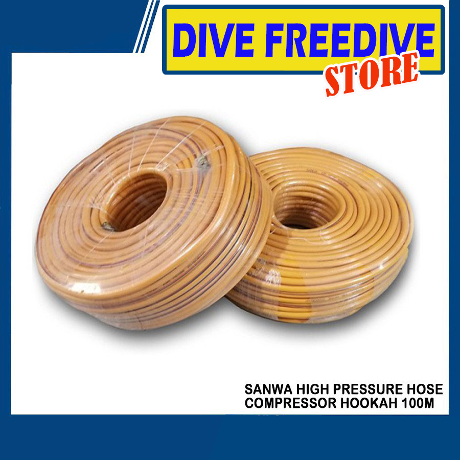 Jual LP Low Pressure Hose Compressor Sanwa 100m Selang Dacor Kompresor ...