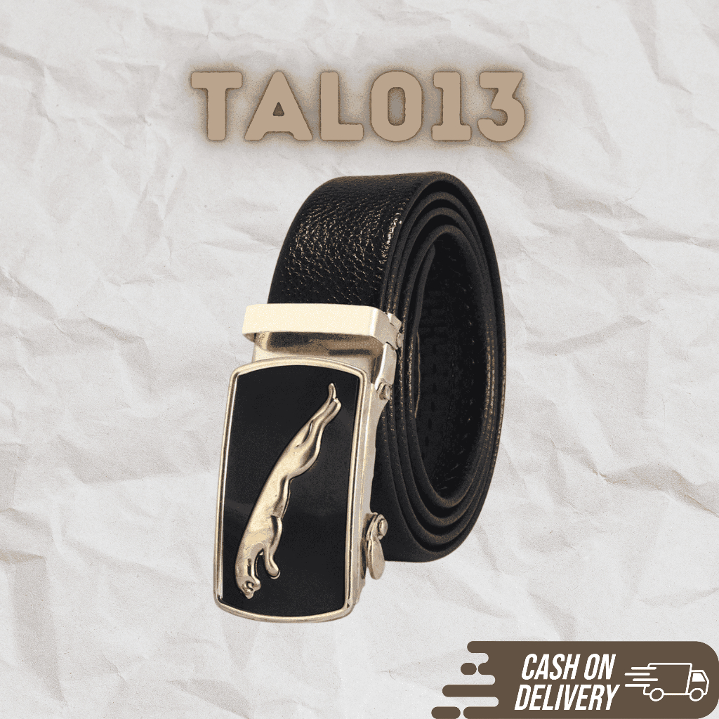 Jual Gesper Pria Import Tali Pinggang Model Rel Hitam Emas [TAL013 ...