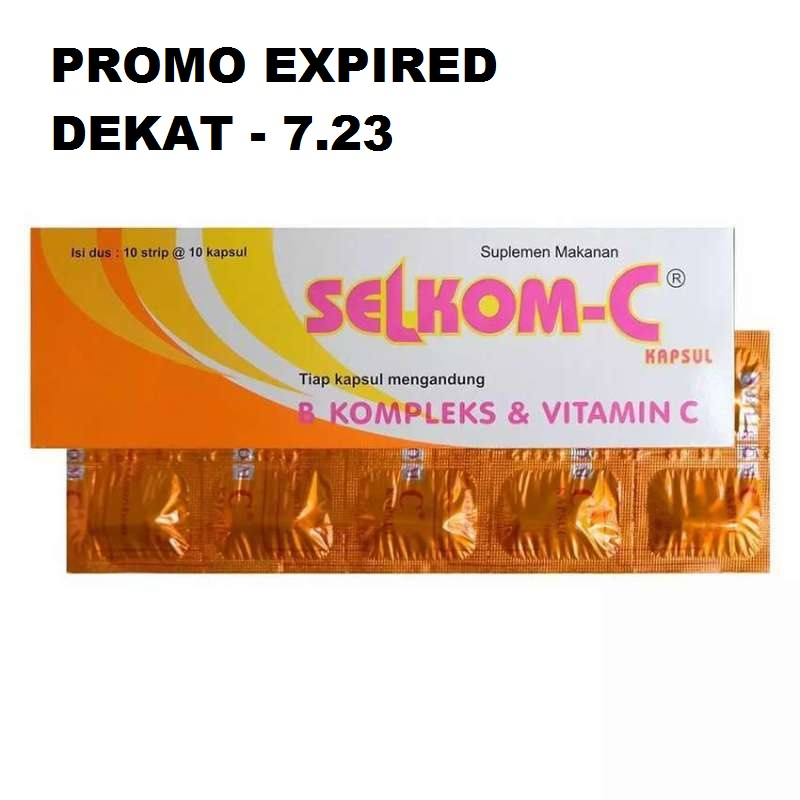 Jual Selkom C 1 box isi 100 tab-Vitamin Corona-Vitamin C 500mg ...