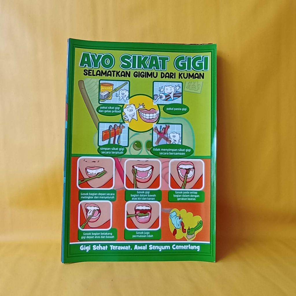 Jual Poster Kesehatan Gigi | Poster Ayo Sikat Gigi | Poster Selamatkan ...